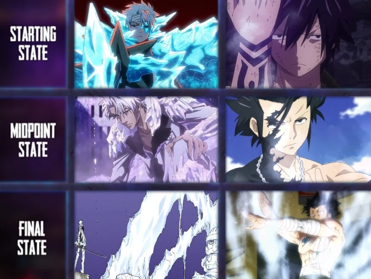 Toshiro Hitsugaya vs Gray Fullbuster MU progression | Fandom