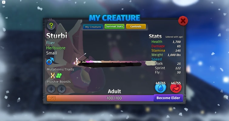 Smol mut auction (includes two Glowtails) | Fandom