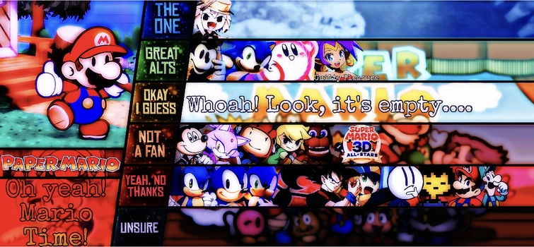 Super Paper Mario Characters List