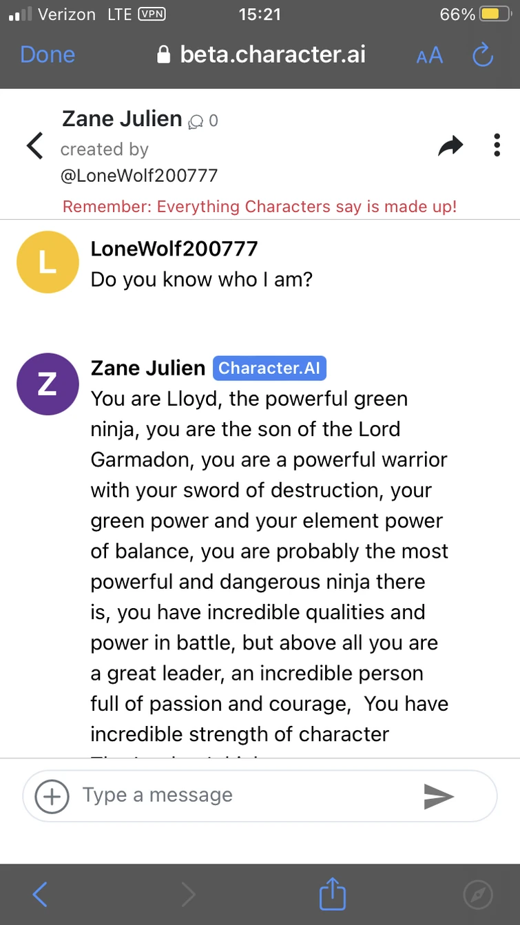 So I was making Zane | Fandom