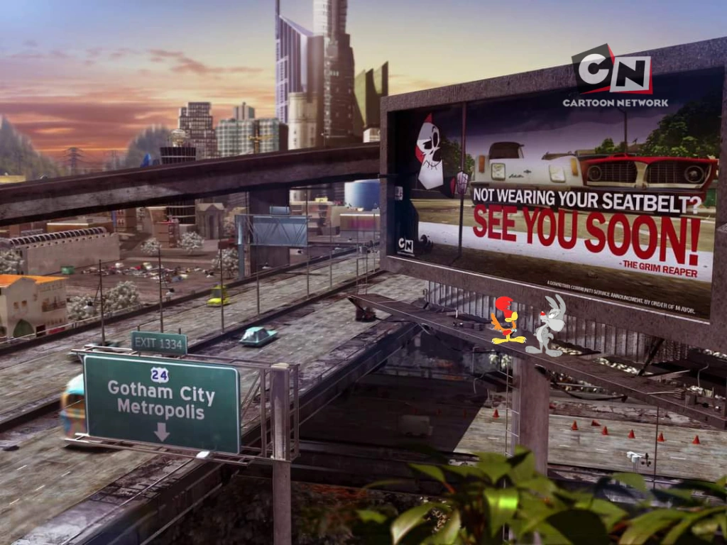 Cartoon Network City - The Highway And The Billboard (ft. Calamity And ...