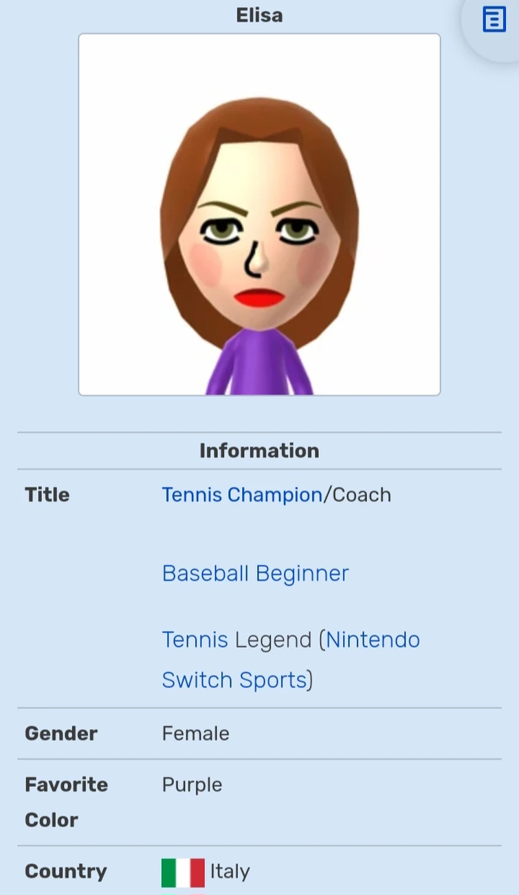 If the Miis were Pokémon Trainers: Elisa | Fandom