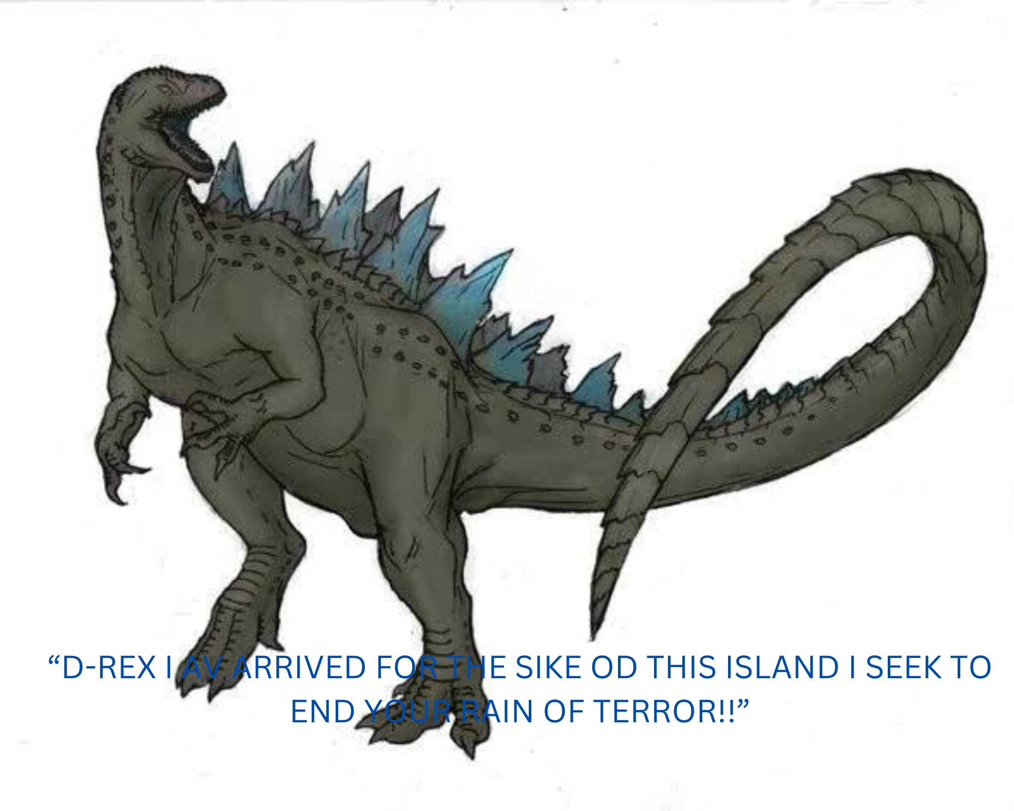 If goji and d-Rex meet god of war version | Fandom
