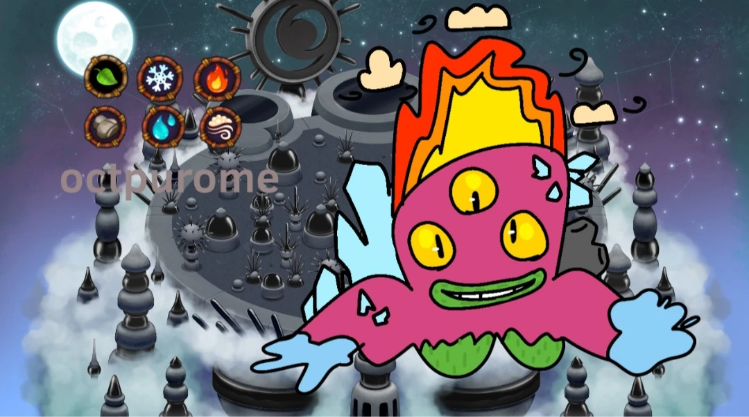 Meet octpurome the six element octopus | Fandom