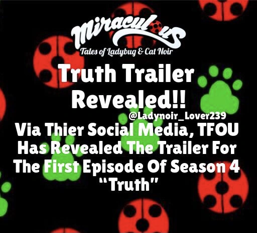 The Official Trailer For The Season 4 Episode Truth Has Been Revealed ...