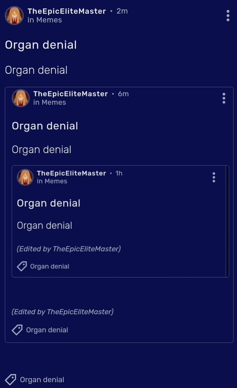 Organ denial | Fandom
