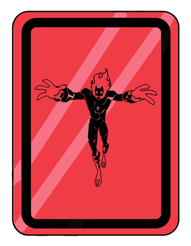 I made the Sumo Slammers cards of Eye Guy, XLR8, Heatblast, Upgrade ...