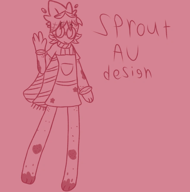 Sprout redesign sketch! -💤 | Fandom