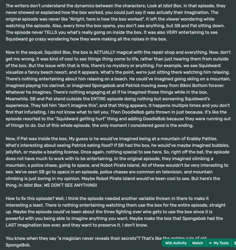 Discuss Everything About Encyclopedia SpongeBobia | Fandom