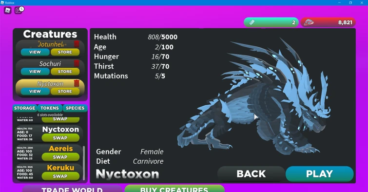 my blue nyctoxon skins :3 | Fandom