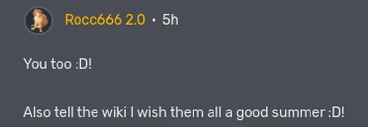 Rocc wishes you A good summer! | Fandom