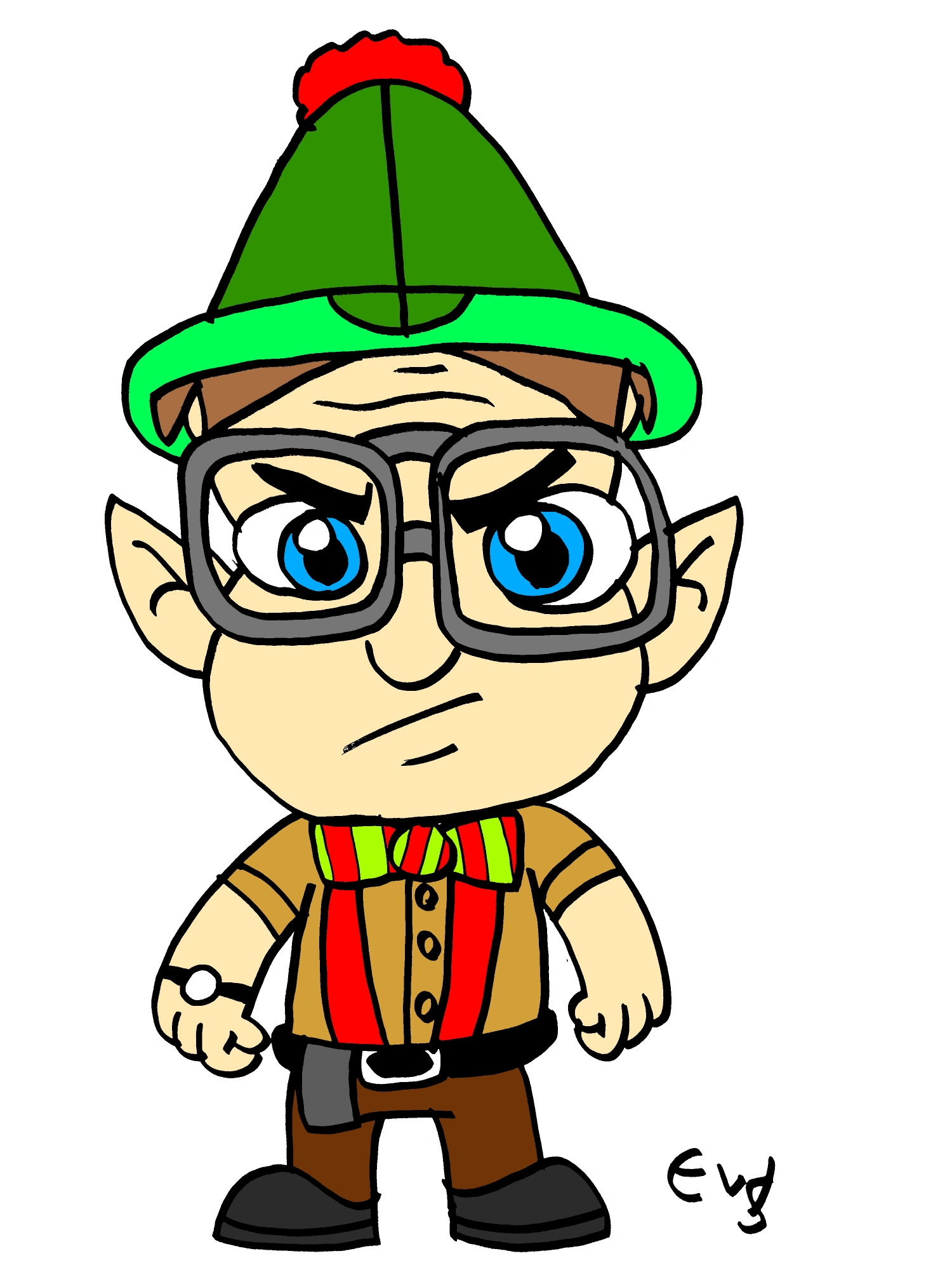 My drawing of Elf Dwight Schrute | Fandom