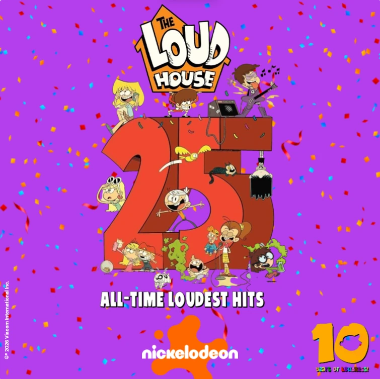 Here is my digital album I made with 25 Loud House songs to celebrate ...