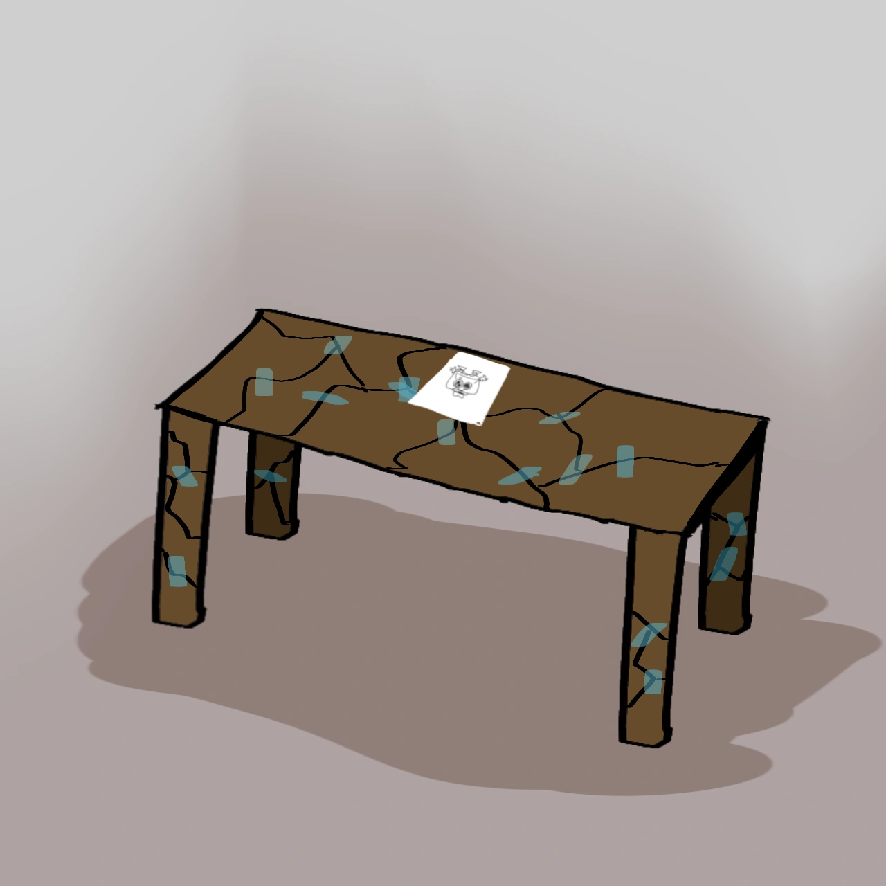 {Repost} dumps stuff on fixed but slightly broken table. | Fandom