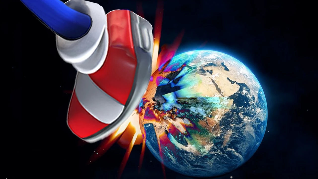 SONIC CAN LITERALLY DESTROY THE EARTH BY TAKING A SINGLE FLIPPING STEP ...