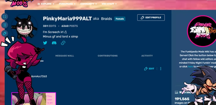 take a screenshot of your userpage and send it here | Fandom