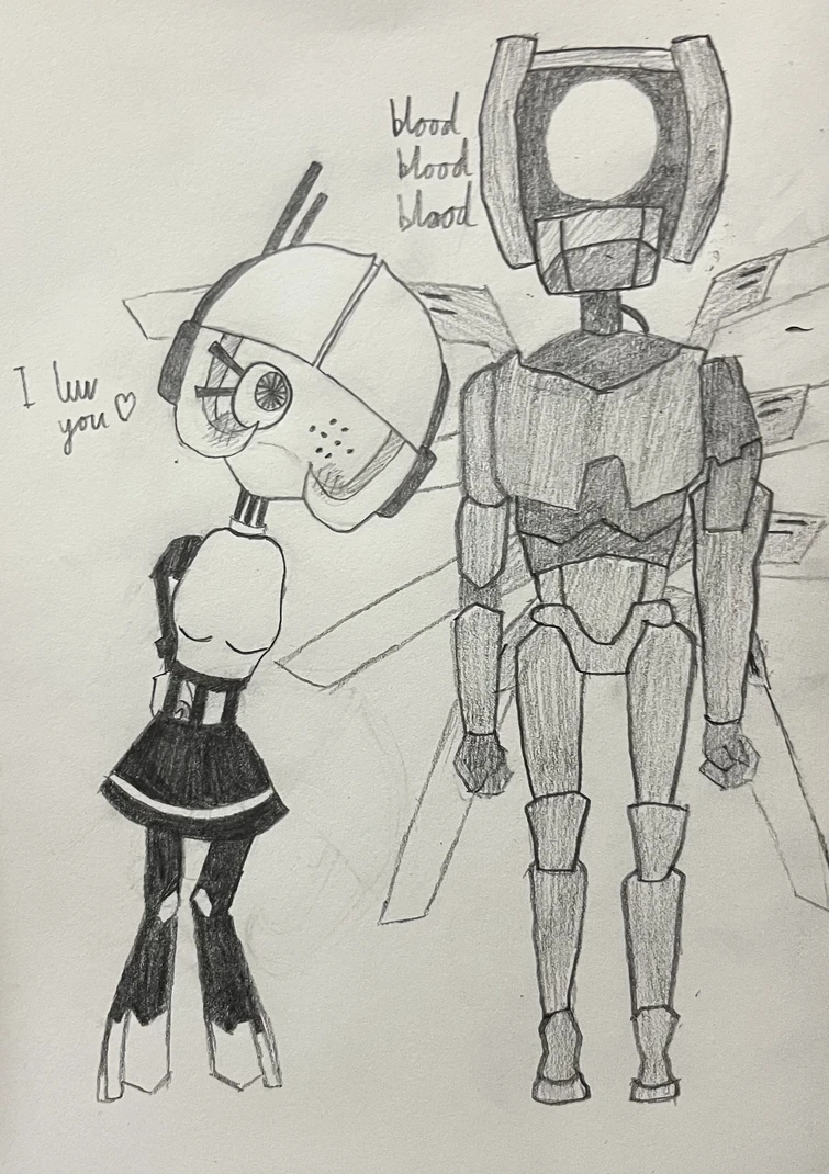 No idea how to draw v1 so hust winged it | Fandom