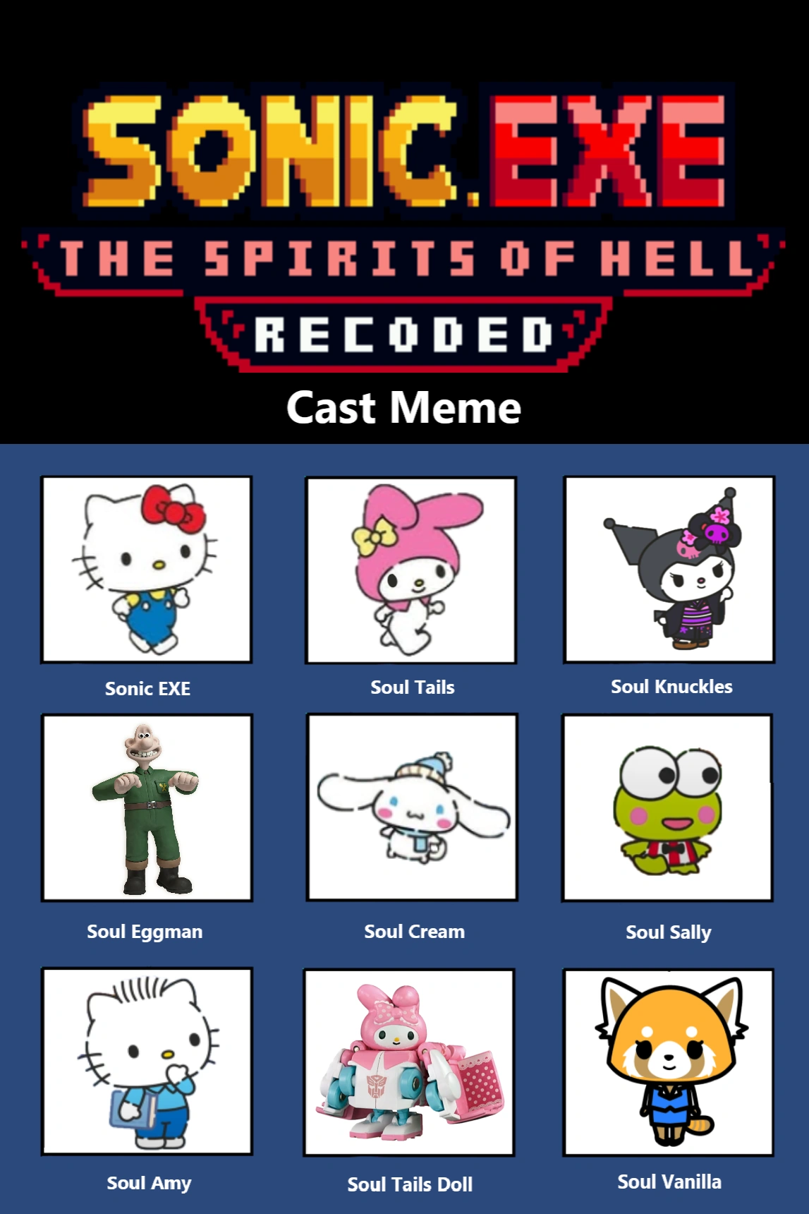 Hello Kitty EXE The Spirits of Hell Round 1&2 [Cast Meme] | Fandom