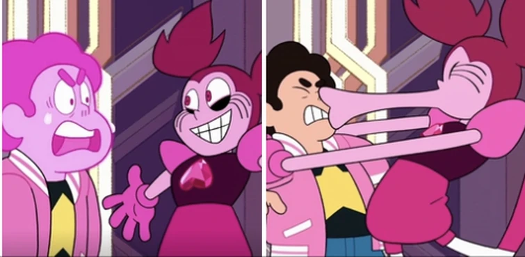 I’ve seen people say Spinel is crushing on Steven. I think she just has ...