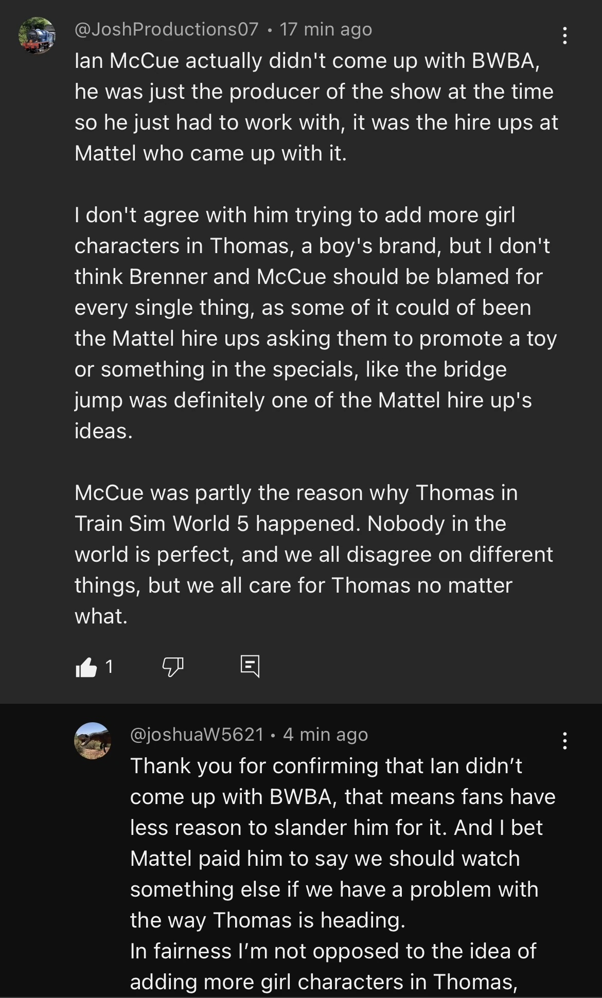 Ian McCue did not come up with BWBA. | Fandom