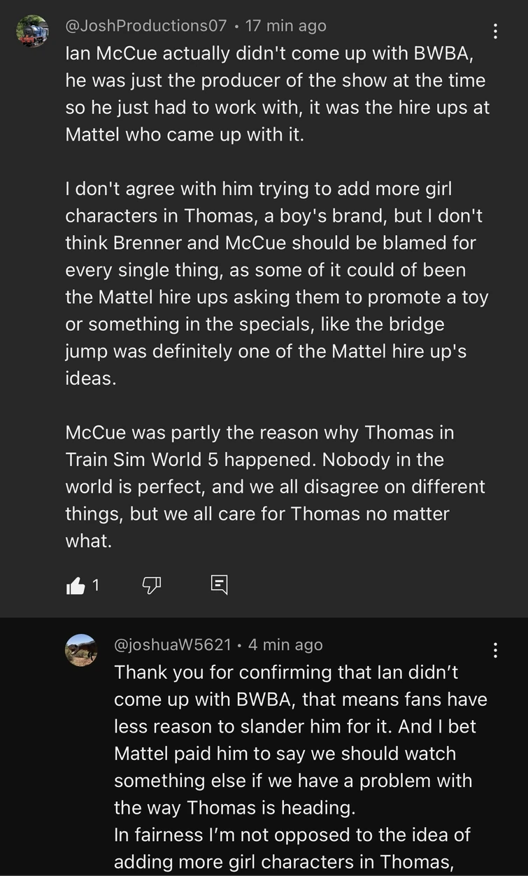 Ian McCue did not come up with BWBA. | Fandom