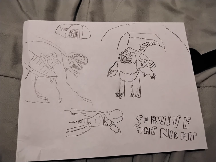 Survive the night slasher battle: T-Rex vs Yeti | Fandom