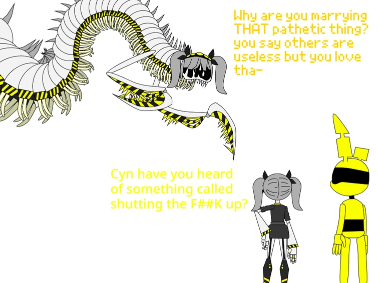 Lil' comic thingy with Eldritch J/Cyn | Fandom