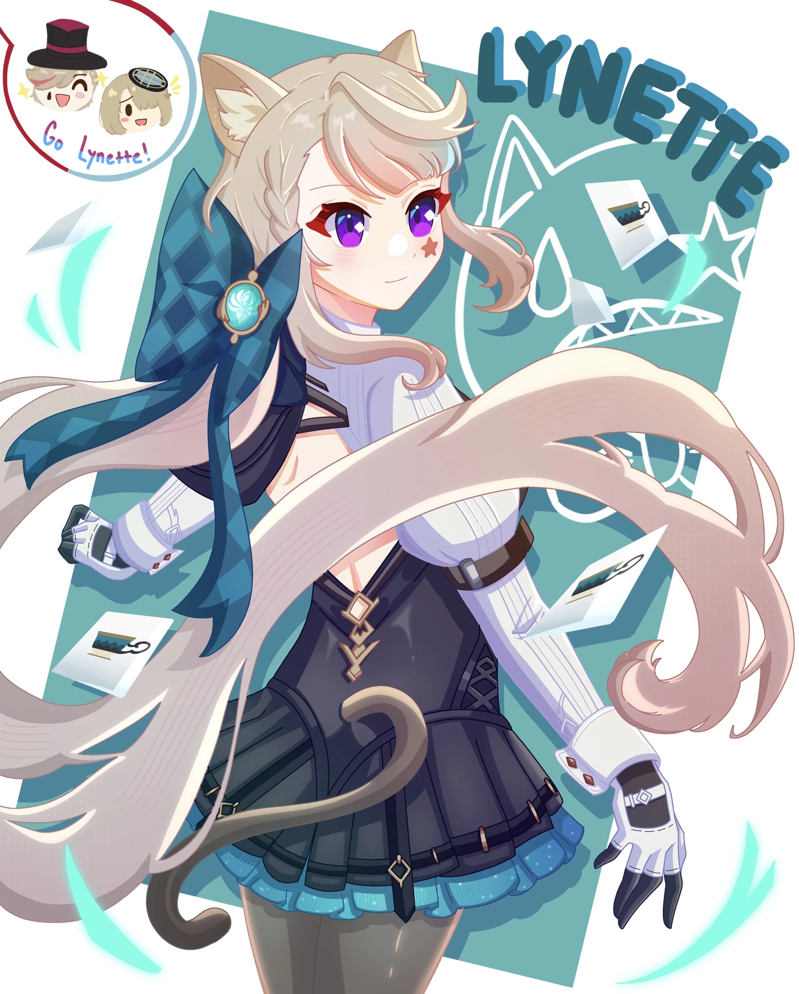 Lynette Fanart 💙 | Fandom