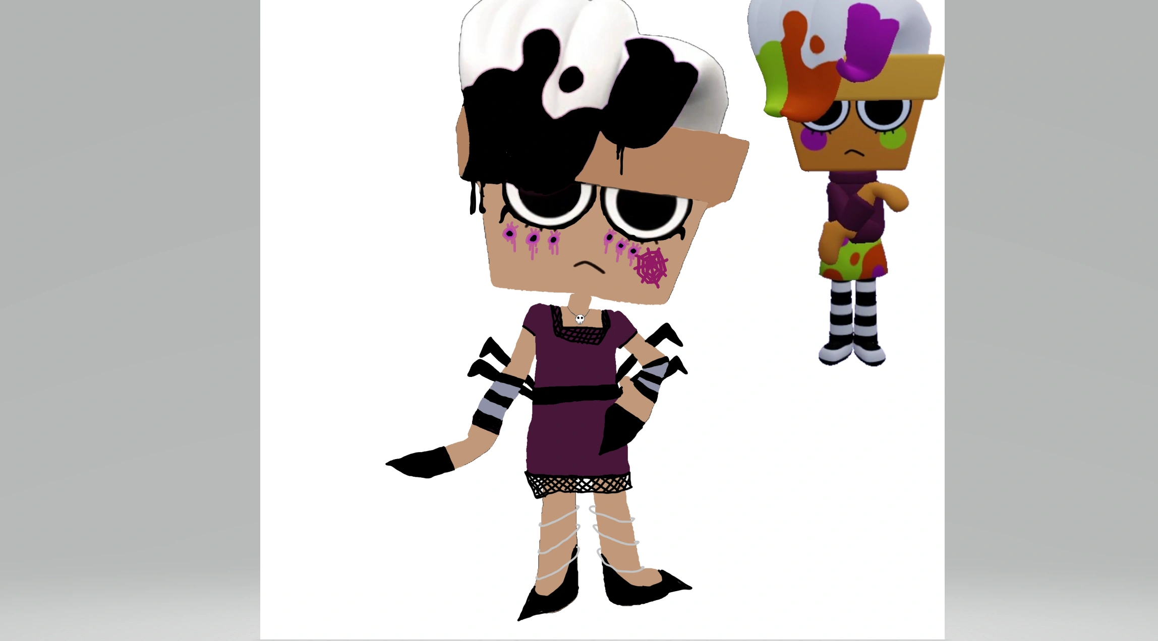 COMPLETELY Redesigning Brusha's Scary Stylish Skin | Fandom