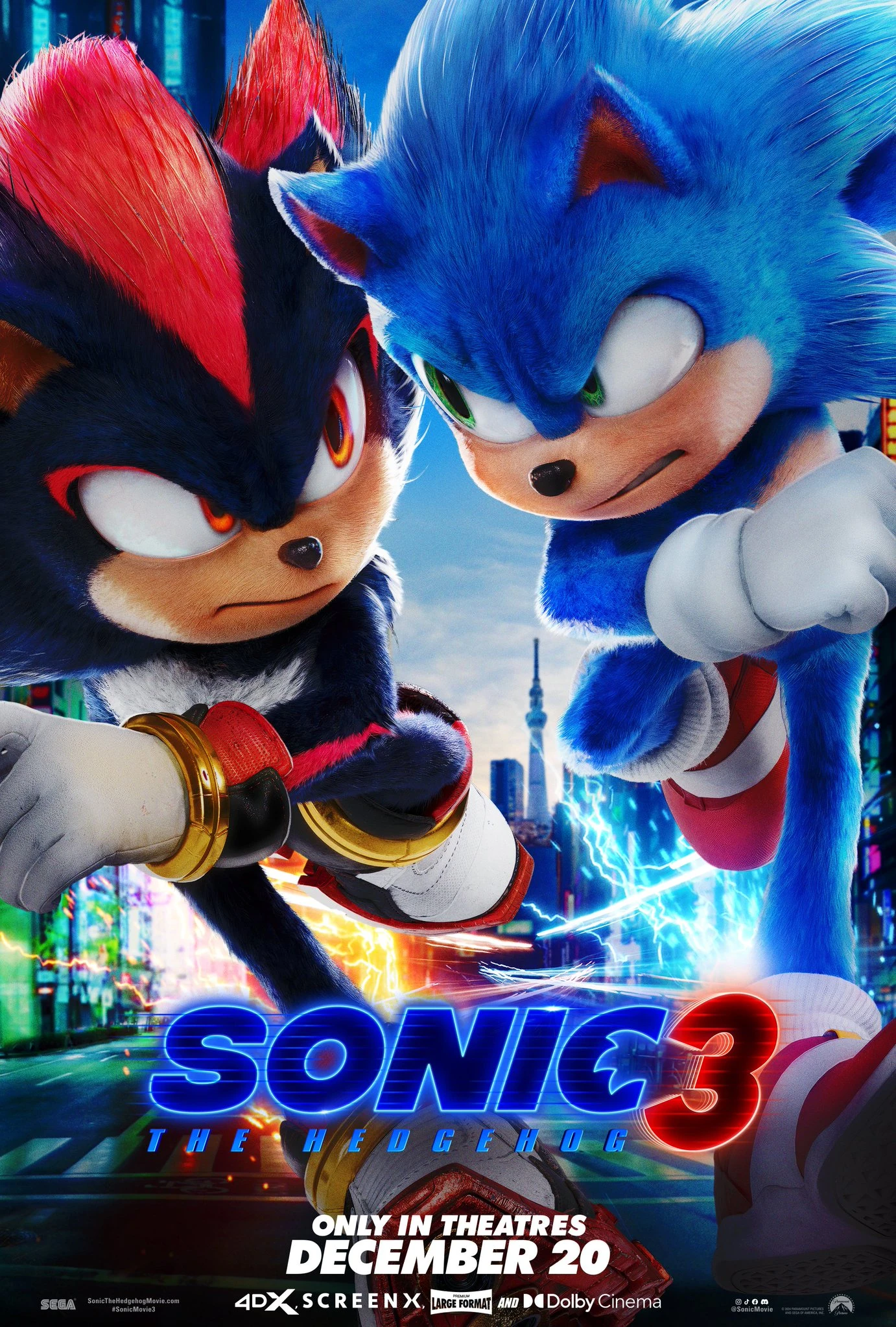 Sonic The Hedgehog 3 poster revealed: Speed Vs. Power | Fandom