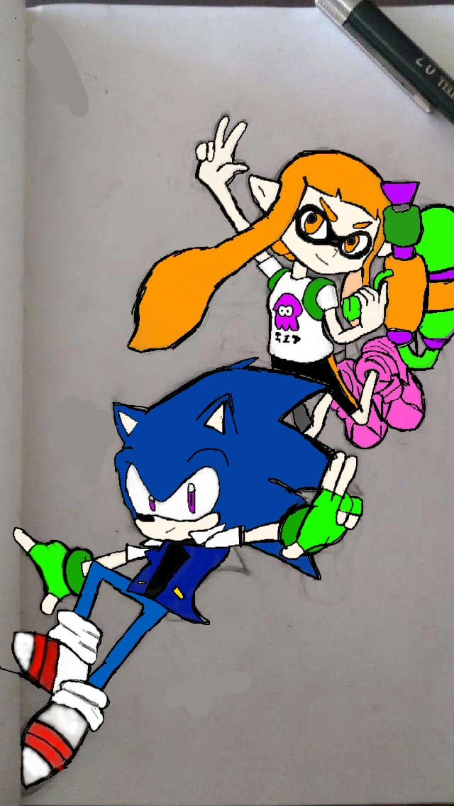 Ash sonic y inkling chica | Fandom