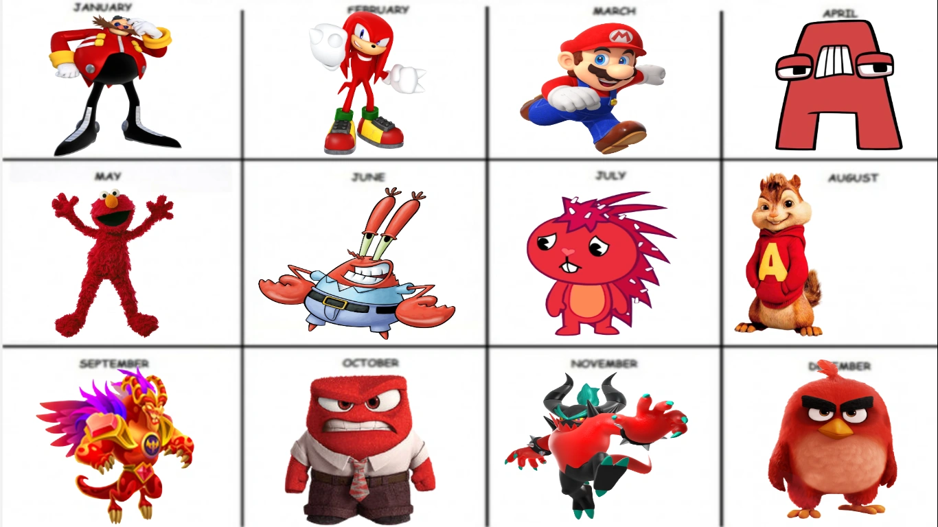 Which Team Red Character Is Your Birth Month? | Fandom