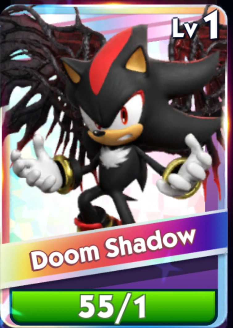 I got doom powers shadow the hedgehog in sonic dash today! | Fandom