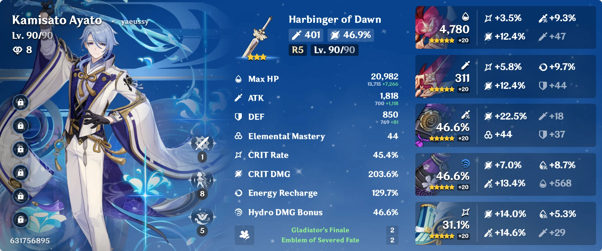 rate my weird ayato build | Fandom