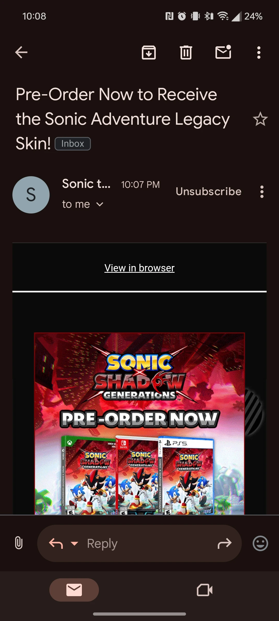 I'm so glad I'm able to preorder the game on Switch 😒 | Fandom