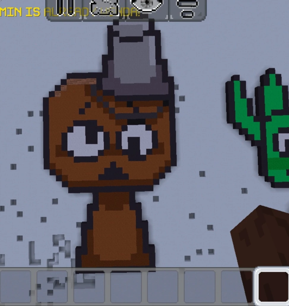 Made brud art in a bootleg Minecraft game | Fandom