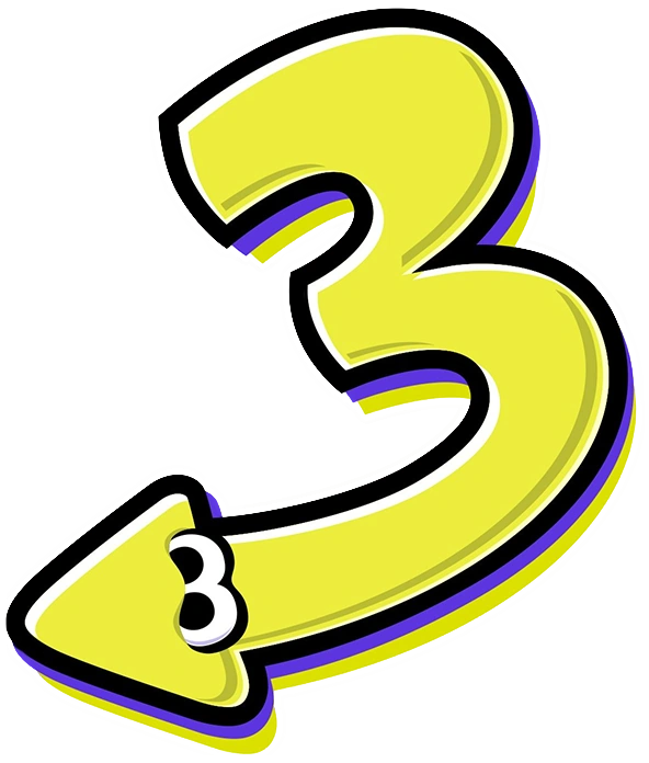 Splatoon 3 logo but it's just the "3"... | Fandom