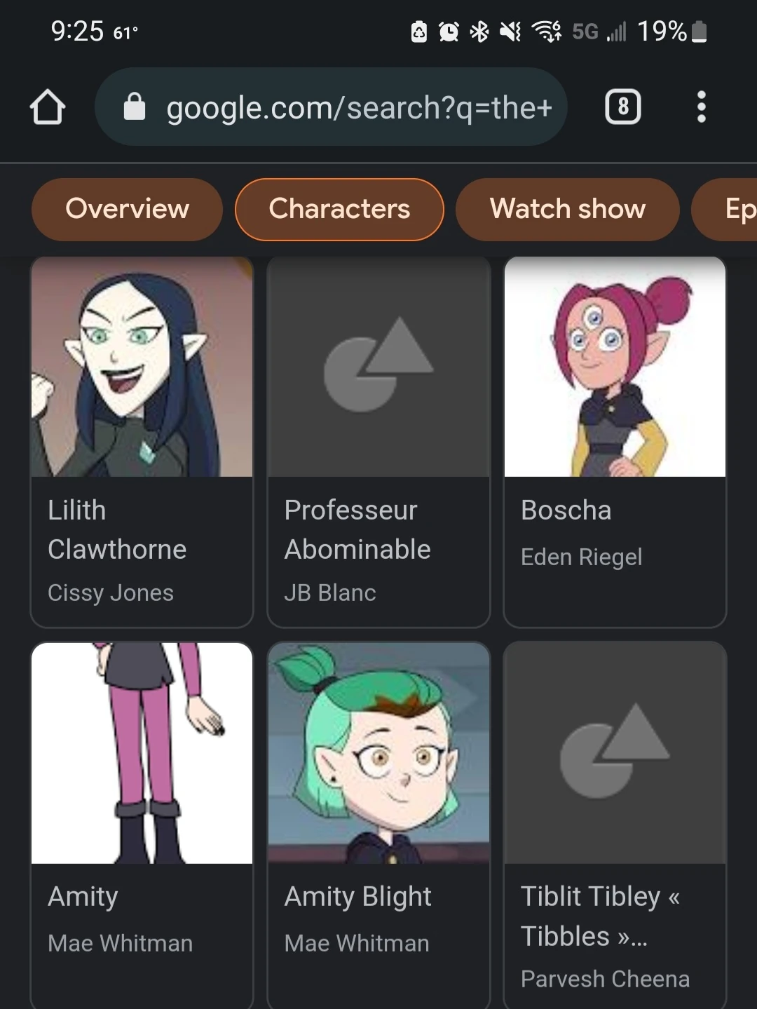 I can't believe Amity and Amity Blight are voixed by the same person O ...