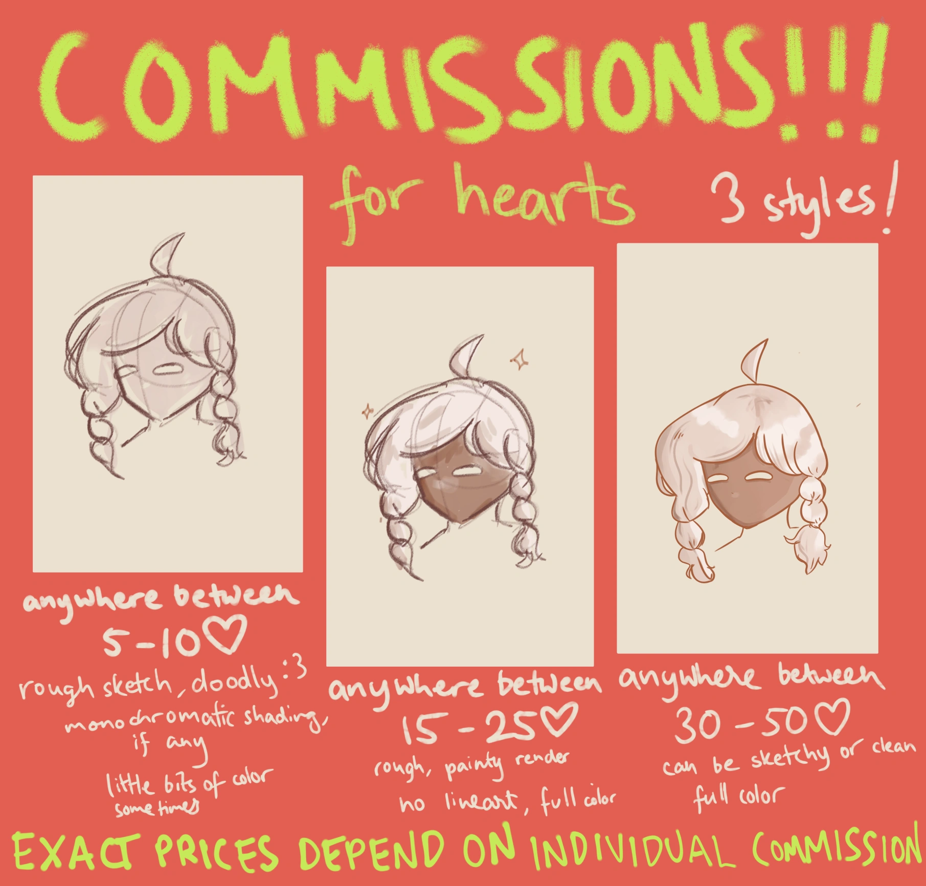 Heart commissions teehee | Fandom