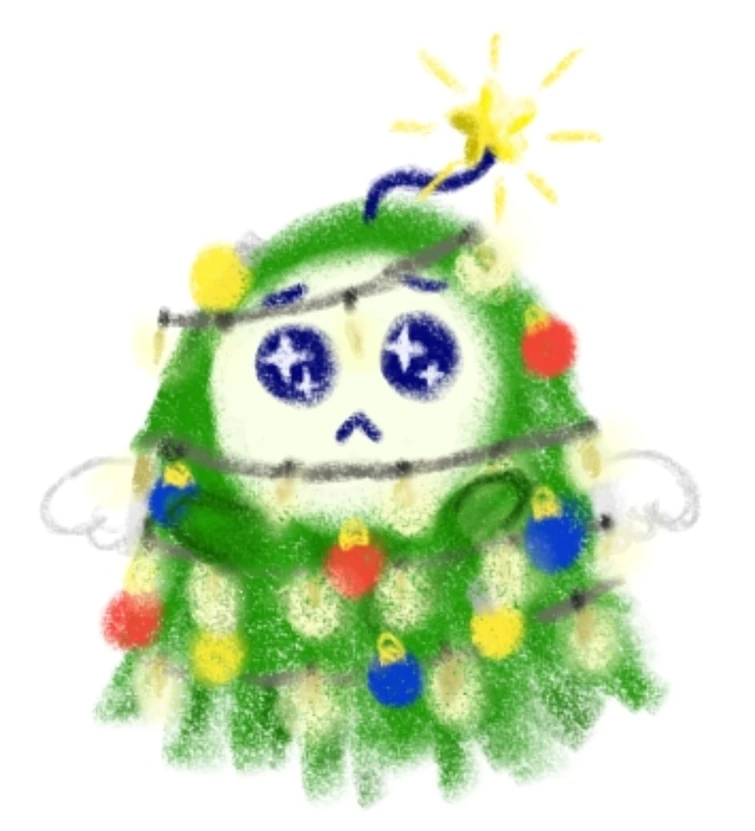 I've nothing to do for Christmas, so here's a Christmas Tree Weeptchi ...