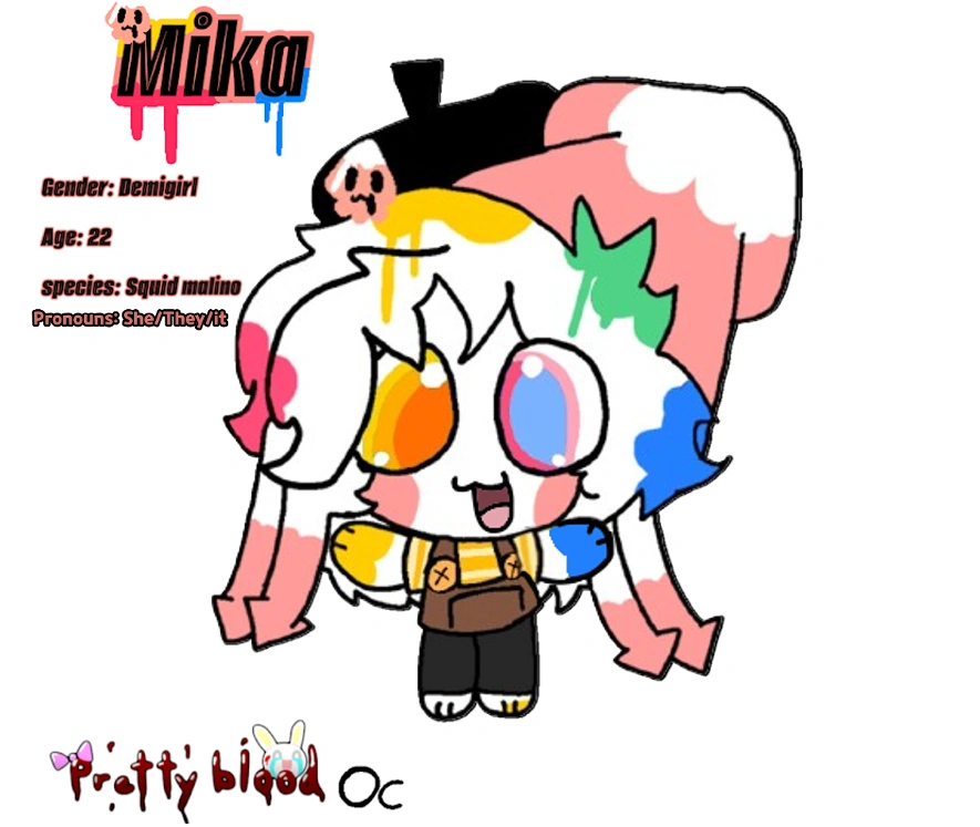 My Pretty blood First OC Introducing Mika the squid malino!!! | Fandom