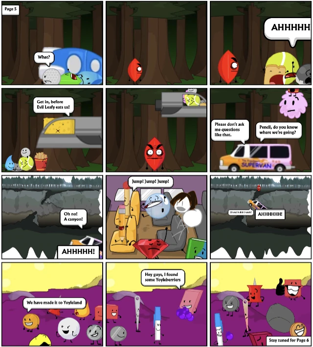 Battle for Dream Island: The Movie “Journey to Dream Island” Page 5 ...