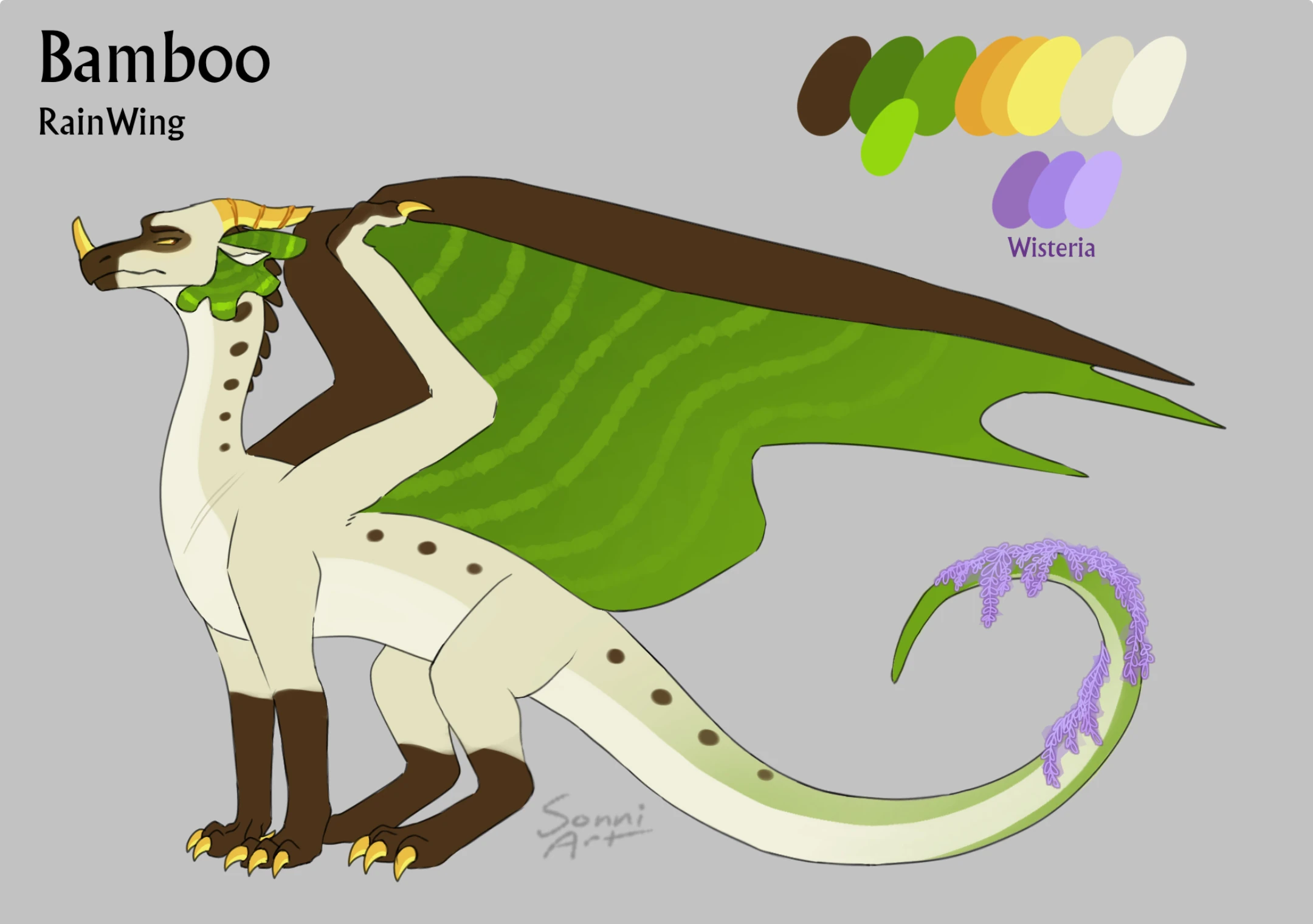 Bamboo and Salmon finished refs | Fandom
