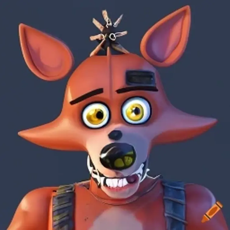 I asked an AI to generate images of Foxy and these were the results ...