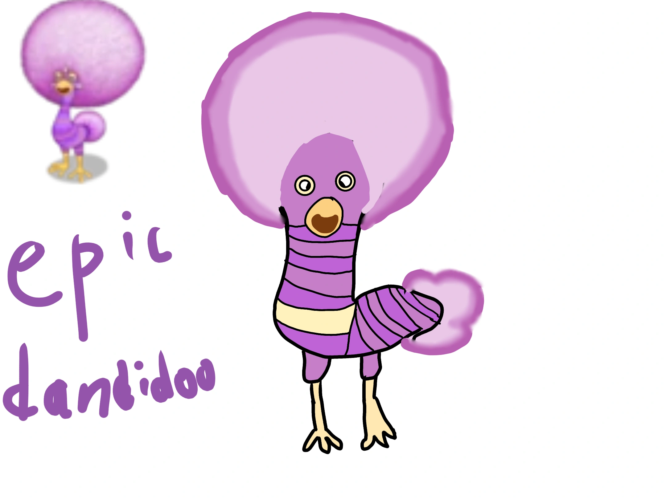 I drew epic dandidoo | Fandom