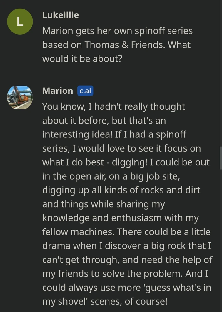 A Perfectly Normal Conversation with Marion the Steam Shovel | Fandom