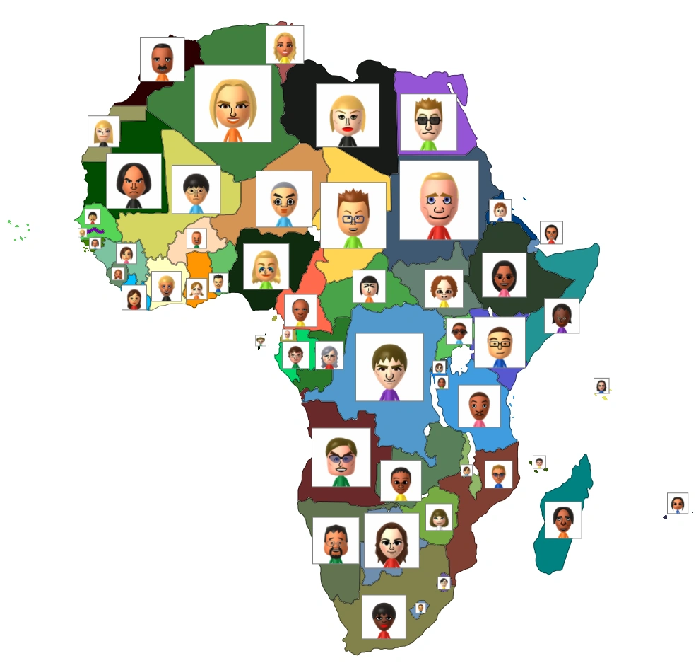 55 Miis In African Battle Royale: Round 2 Results | Fandom