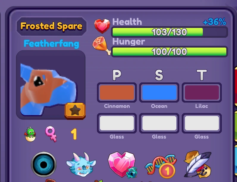 Selling/swapping (might trade) spare frosted feather | Fandom