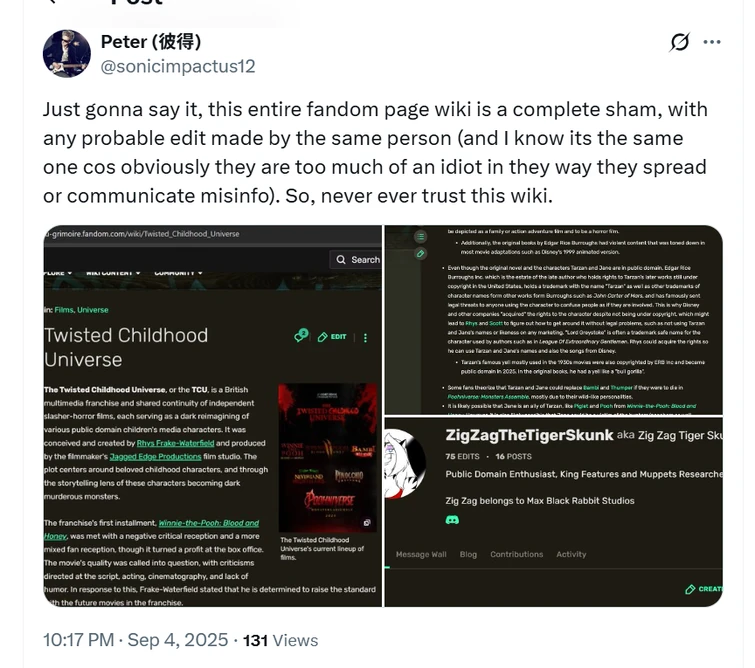 Apology to everyone + I'm making a new wiki with reliable info and NO ...