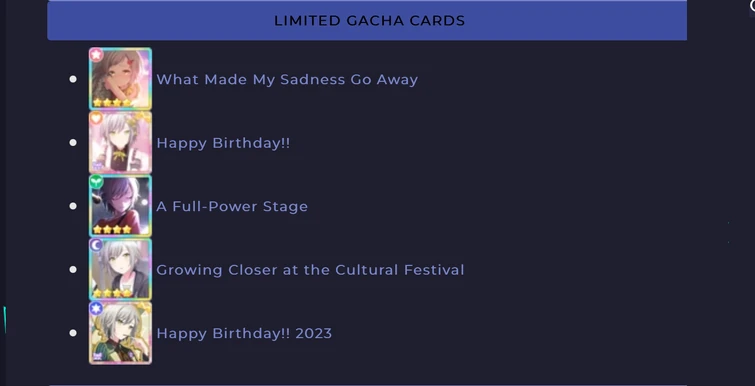 She has many limited cards but, she deserves it! | Fandom